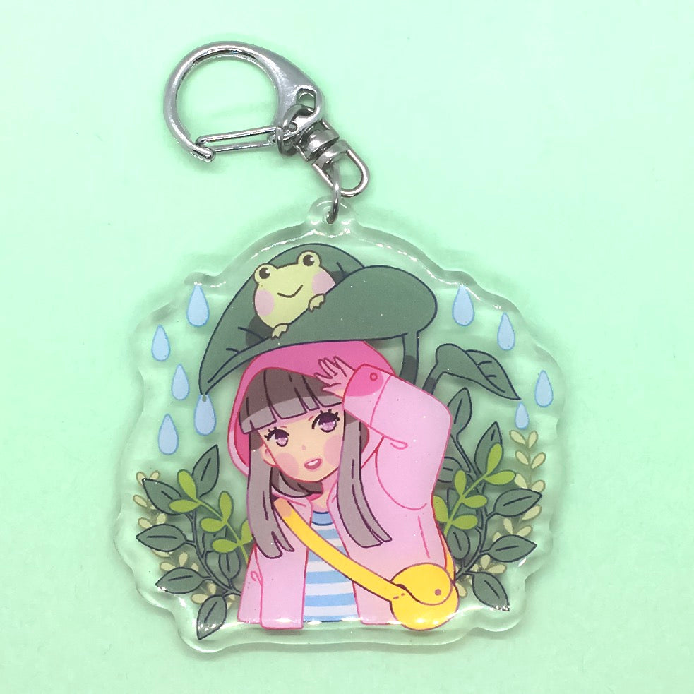 Rain in the Forest - Acrylic Charm – Shiroi Room